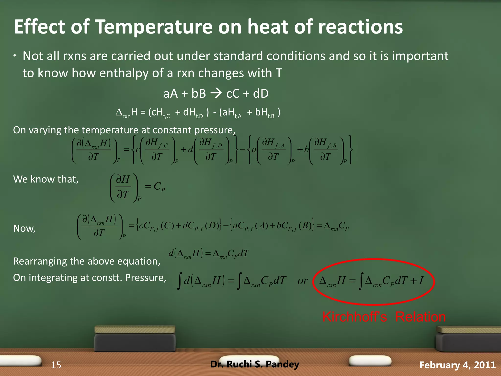 Fundamentals of Thermo-Chemistry | PPT | Chemistry | Science