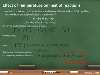 Fundamentals of Thermo-Chemistry | PPT