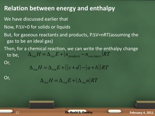 Fundamentals of Thermo-Chemistry | PPT