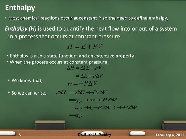Fundamentals of Thermo-Chemistry | PPT | Chemistry | Science