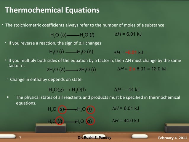 Fundamentals of Thermo-Chemistry | PPT | Chemistry | Science