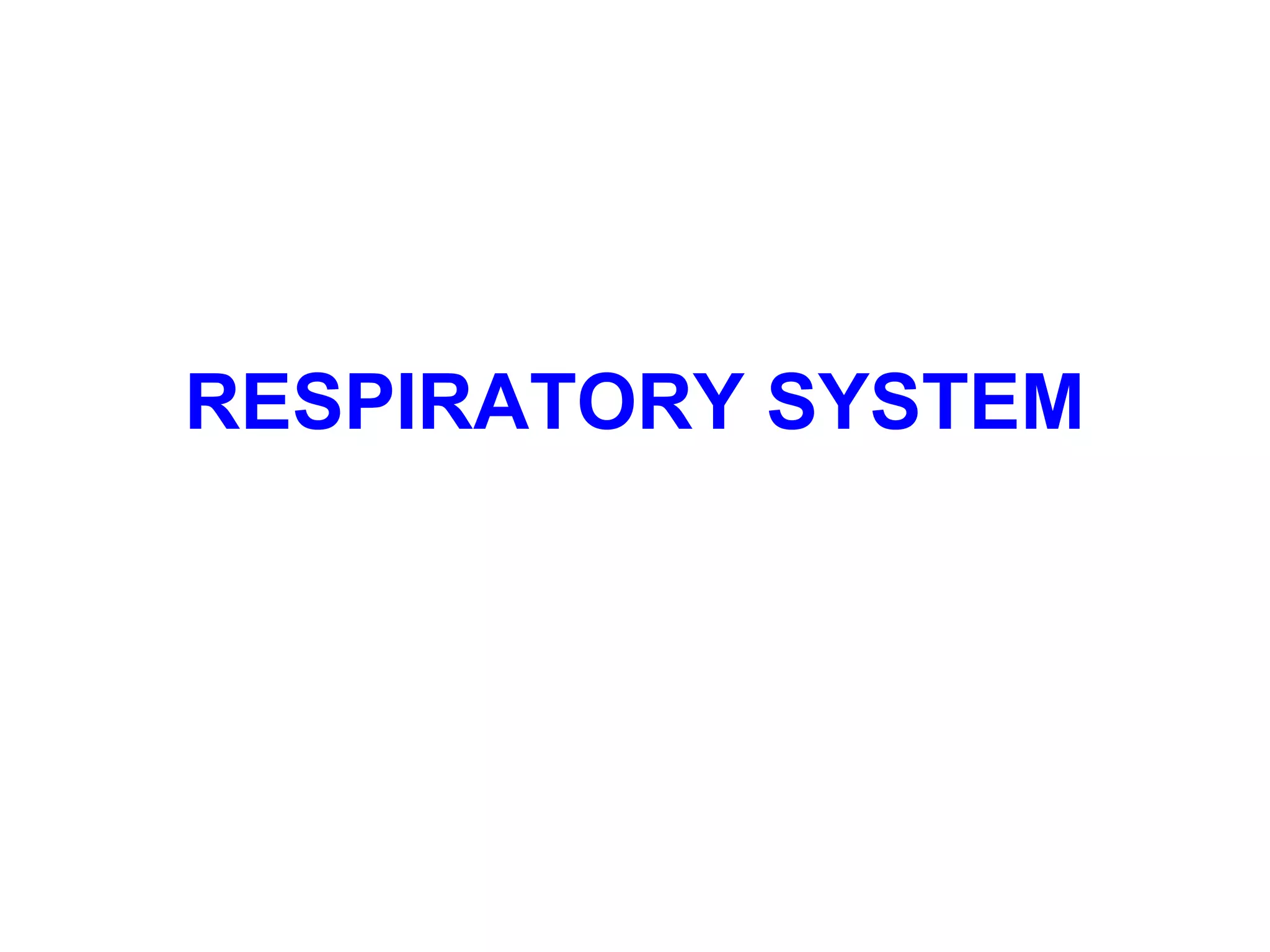 RESPIRATORY SYSTEM: INTRODUCTION, ATELECTASIS, ARDS | PPT