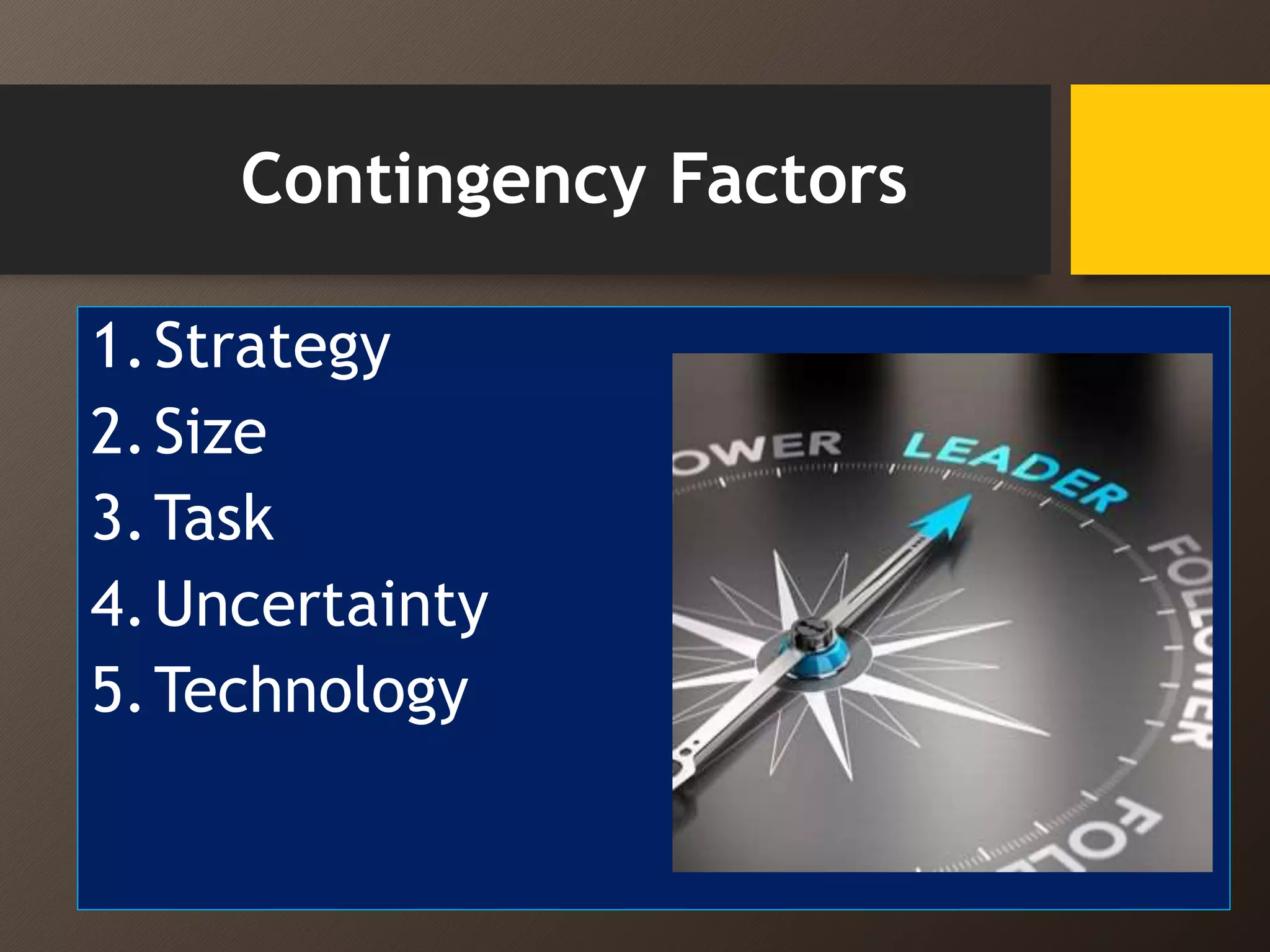 Rs 146 Contingency Theory in Practice | PPT