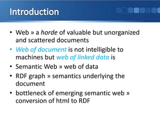 RDF by Structured Reference to Semantics, the RS2 framework | PPTX | Web Design and HTML | Internet