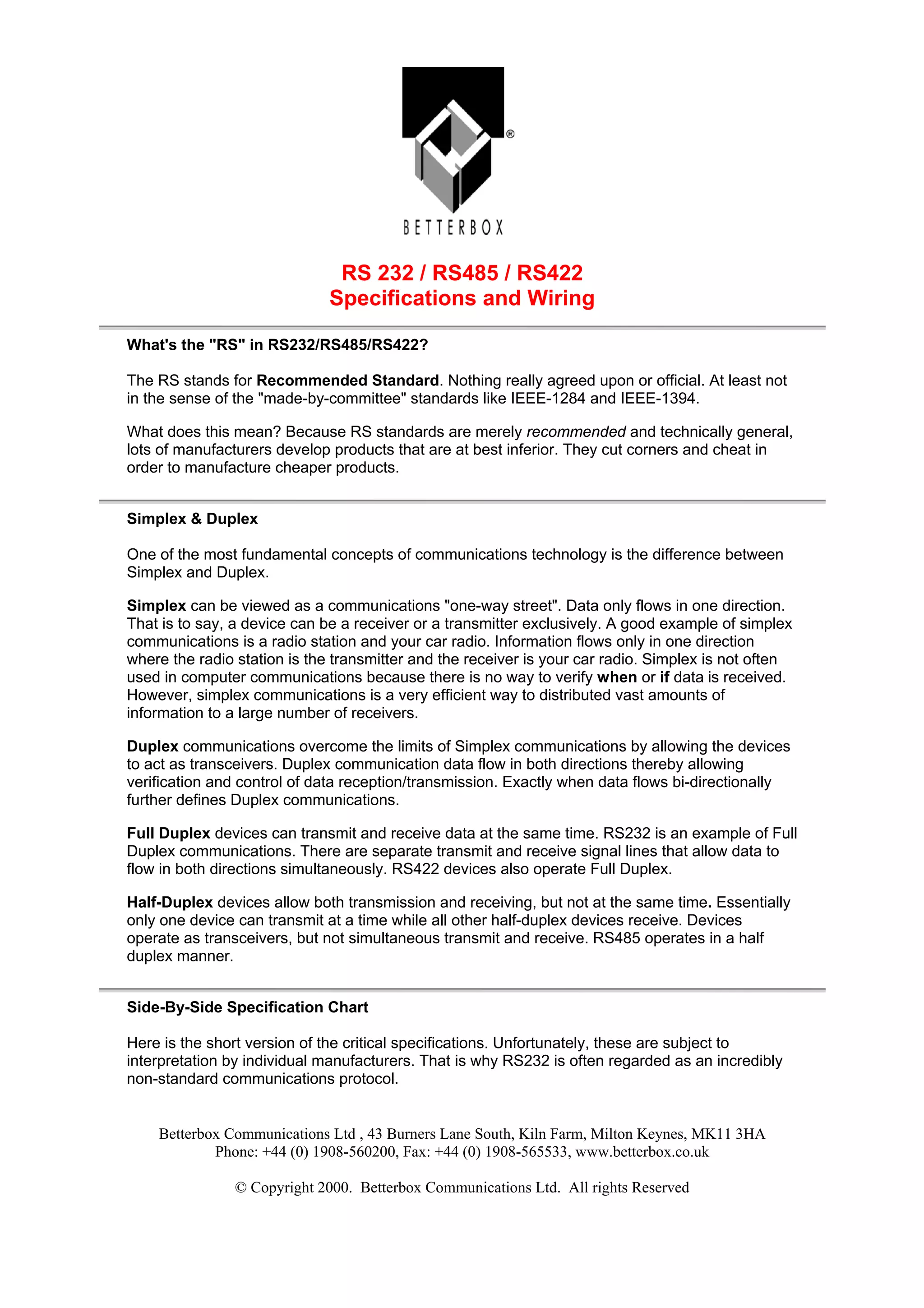 RS 232 | PDF