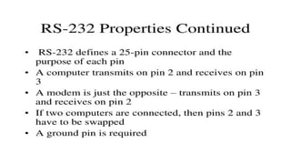 RS232 protocol for embedded systems and IOT PPT.pptx