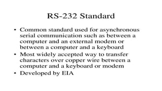 RS232 protocol for embedded systems and IOT PPT.pptx