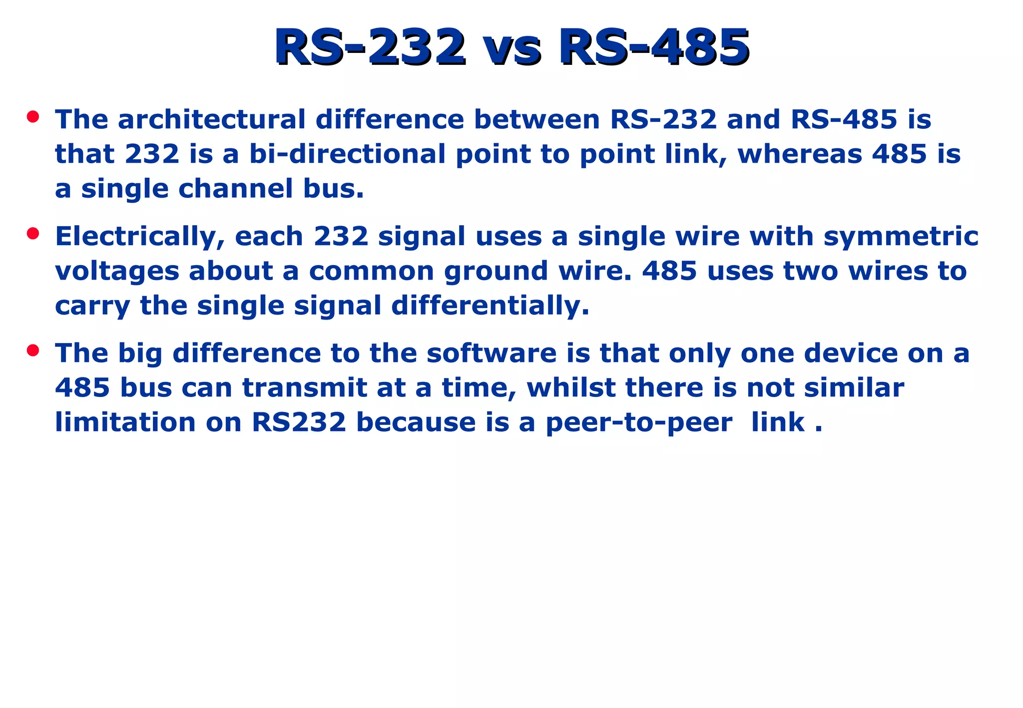 Rs232 485 fundamental | PPT