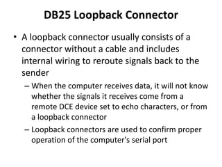Rs 232 interface | PPTX | Computer Networking | Computing