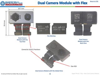 Apple iPhone 7 Plus: Rear-Facing Dual Camera Module 2016 teardown ...