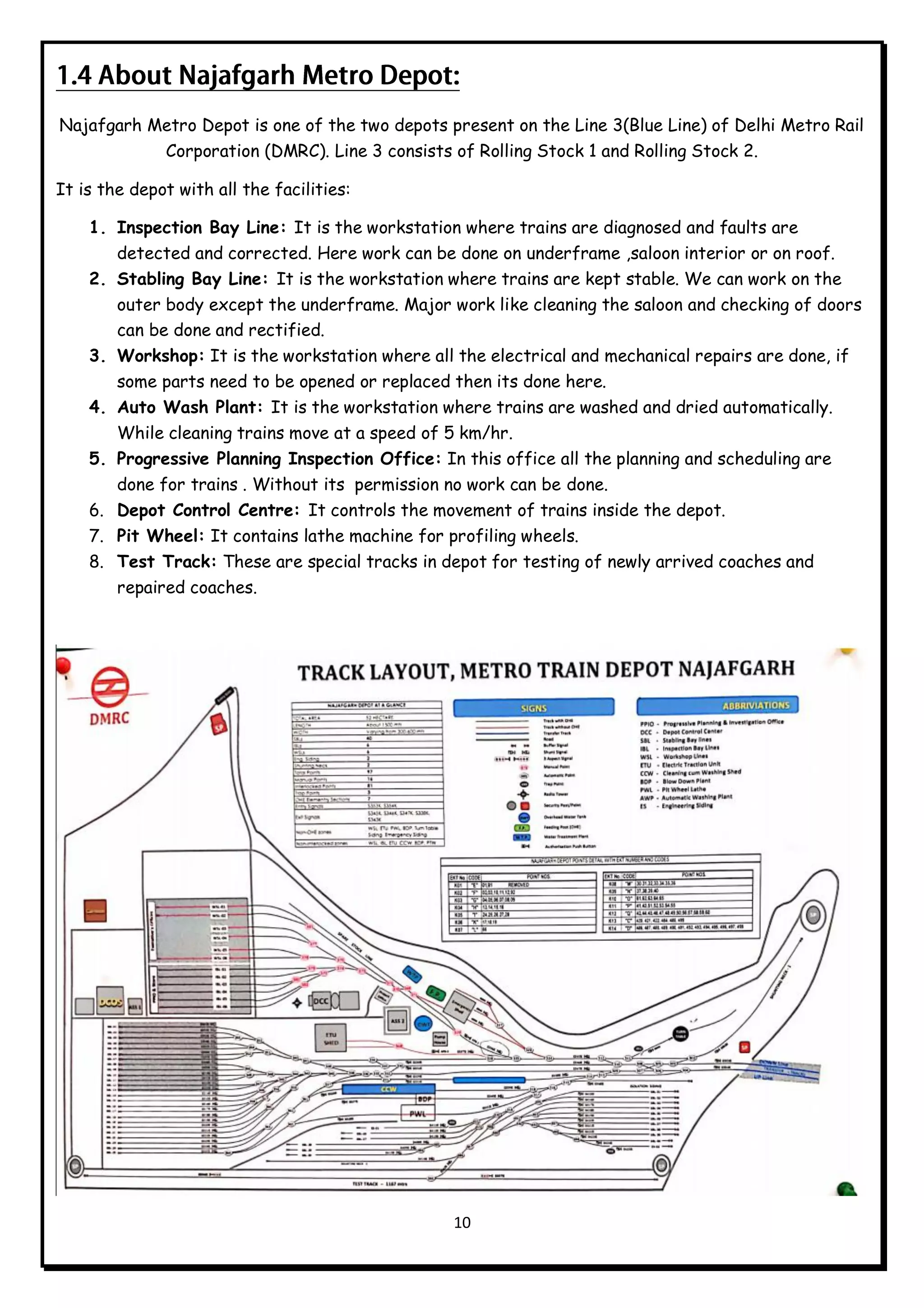 Summer Internship Report on DMRC Rolling Stock | PDF