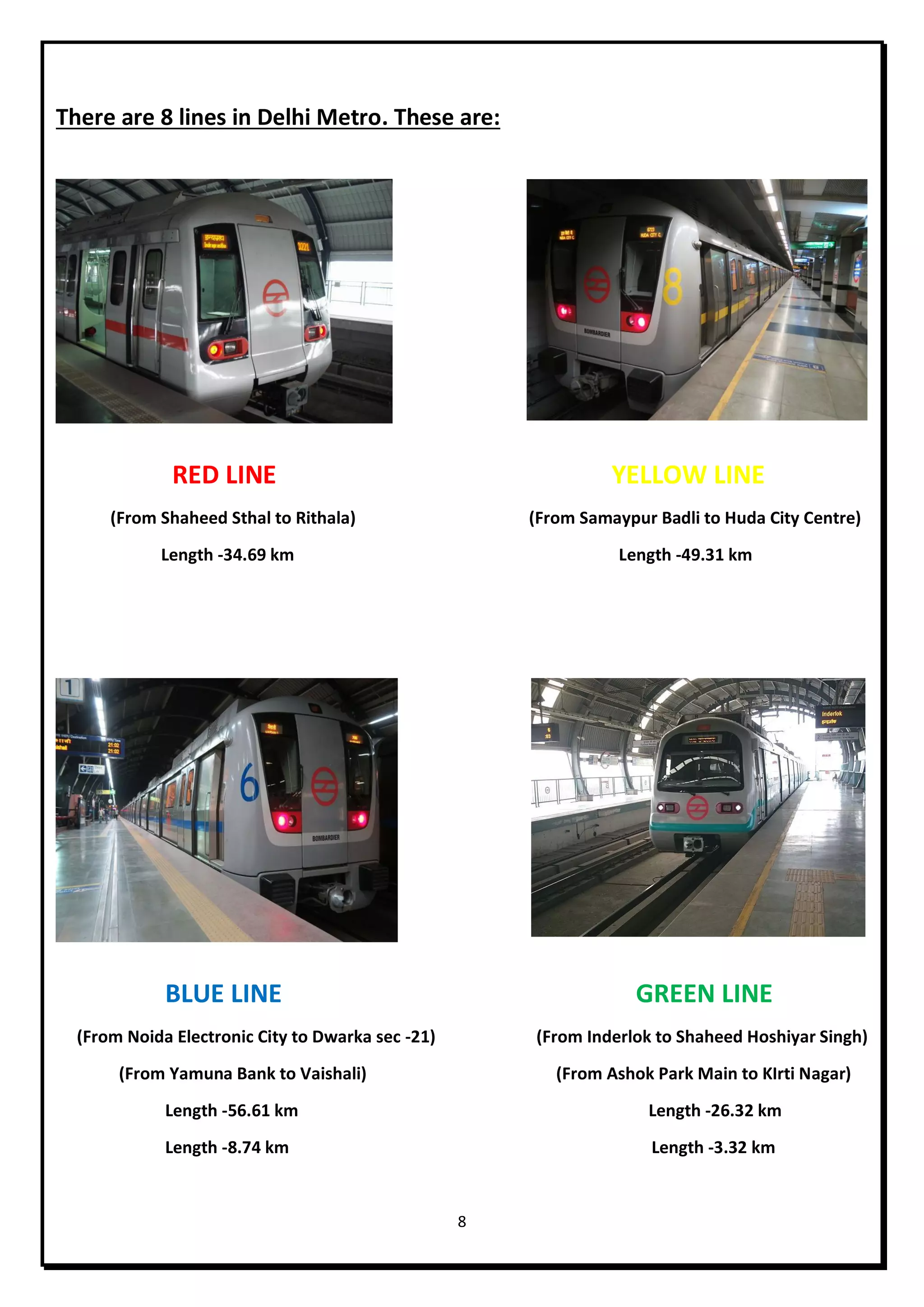 Summer Internship Report on DMRC Rolling Stock | PDF