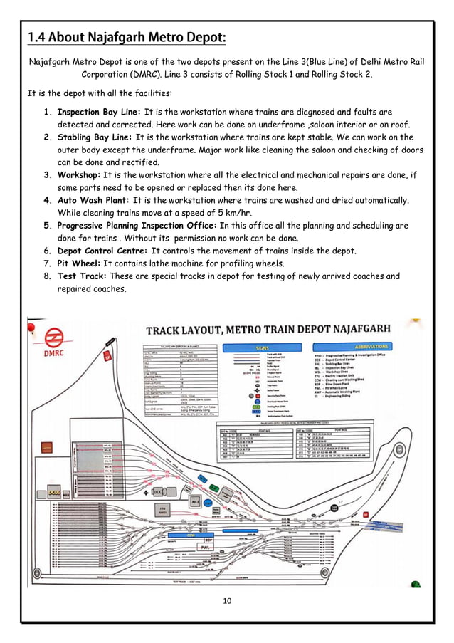 Summer Internship Report on DMRC Rolling Stock | PDF