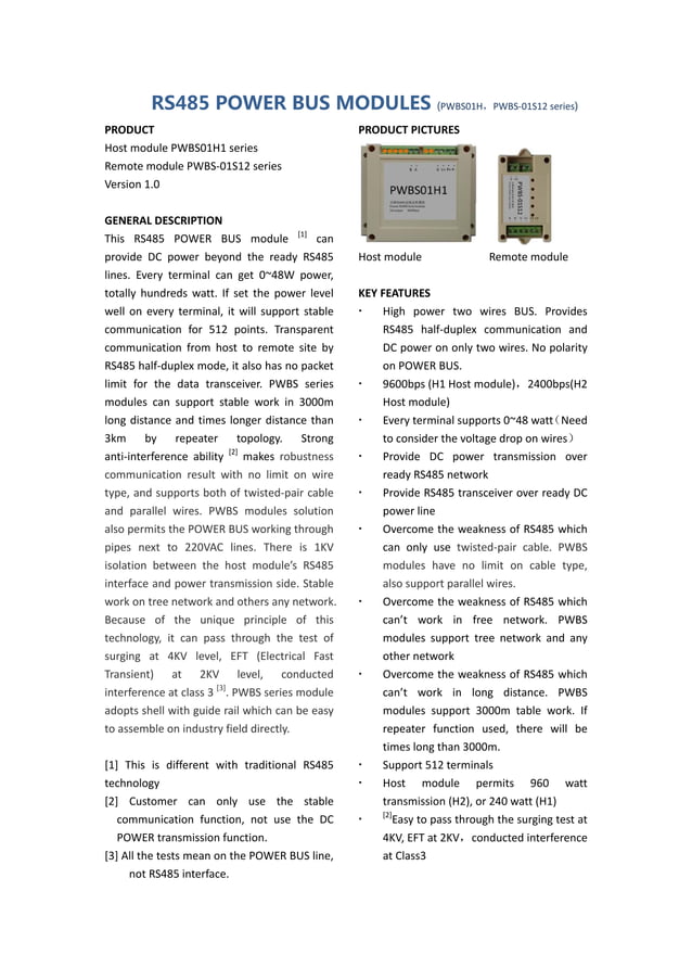 DC power line communication RS485 tree topology RS485 star topology ...