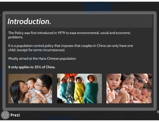 Chinas One Child Policy | PPT