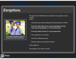 Chinas One Child Policy | PPT