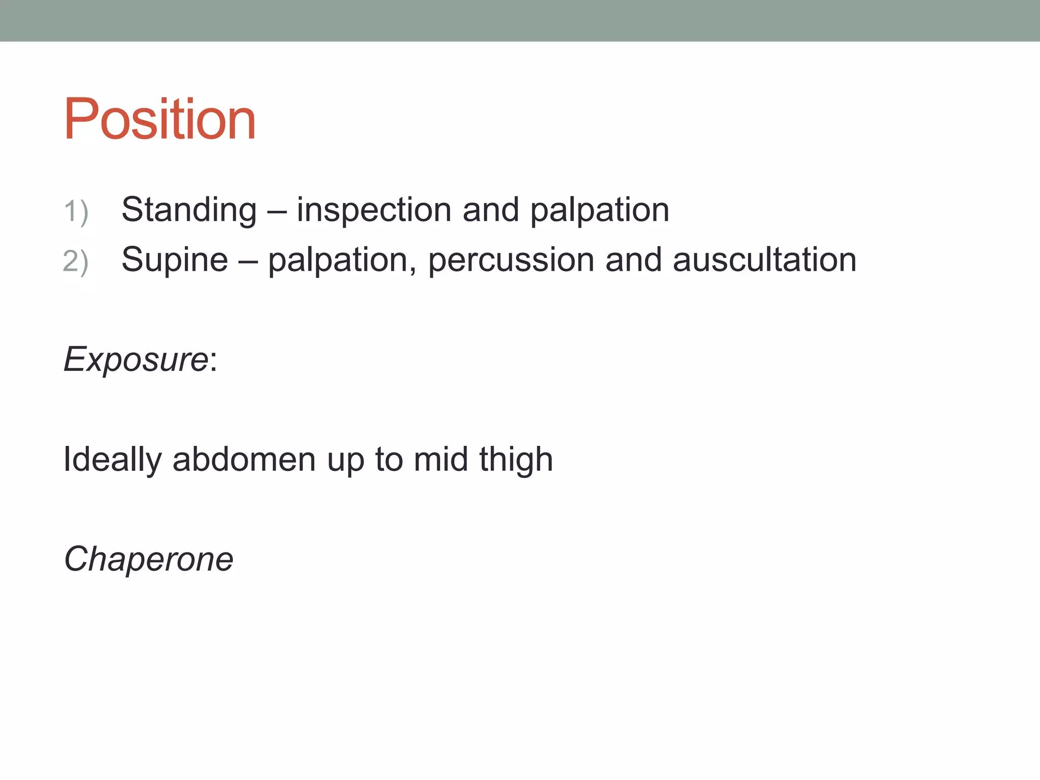 Hernia history and examination | PPTX