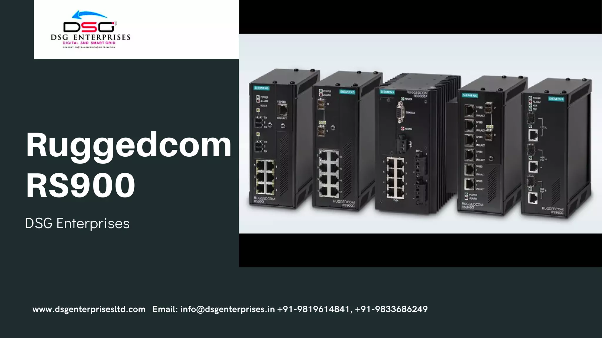 SIEMENS RUGGEDCOM RS900 COMPACT ETHERNET SWITCH | PPT