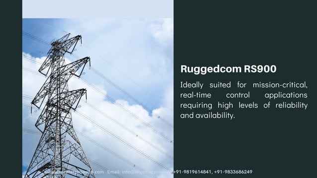 SIEMENS RUGGEDCOM RS900 COMPACT ETHERNET SWITCH | PPT