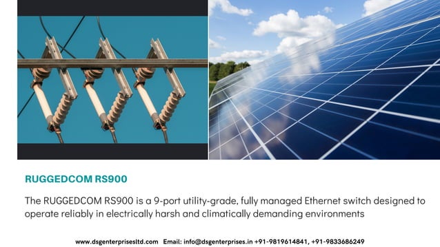 SIEMENS RUGGEDCOM RS900 COMPACT ETHERNET SWITCH | PPT