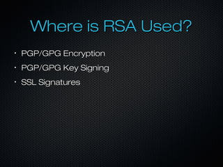RSA | PPT