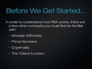 RSA | PPT
