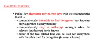 RSA ALGORITHM | PPTX