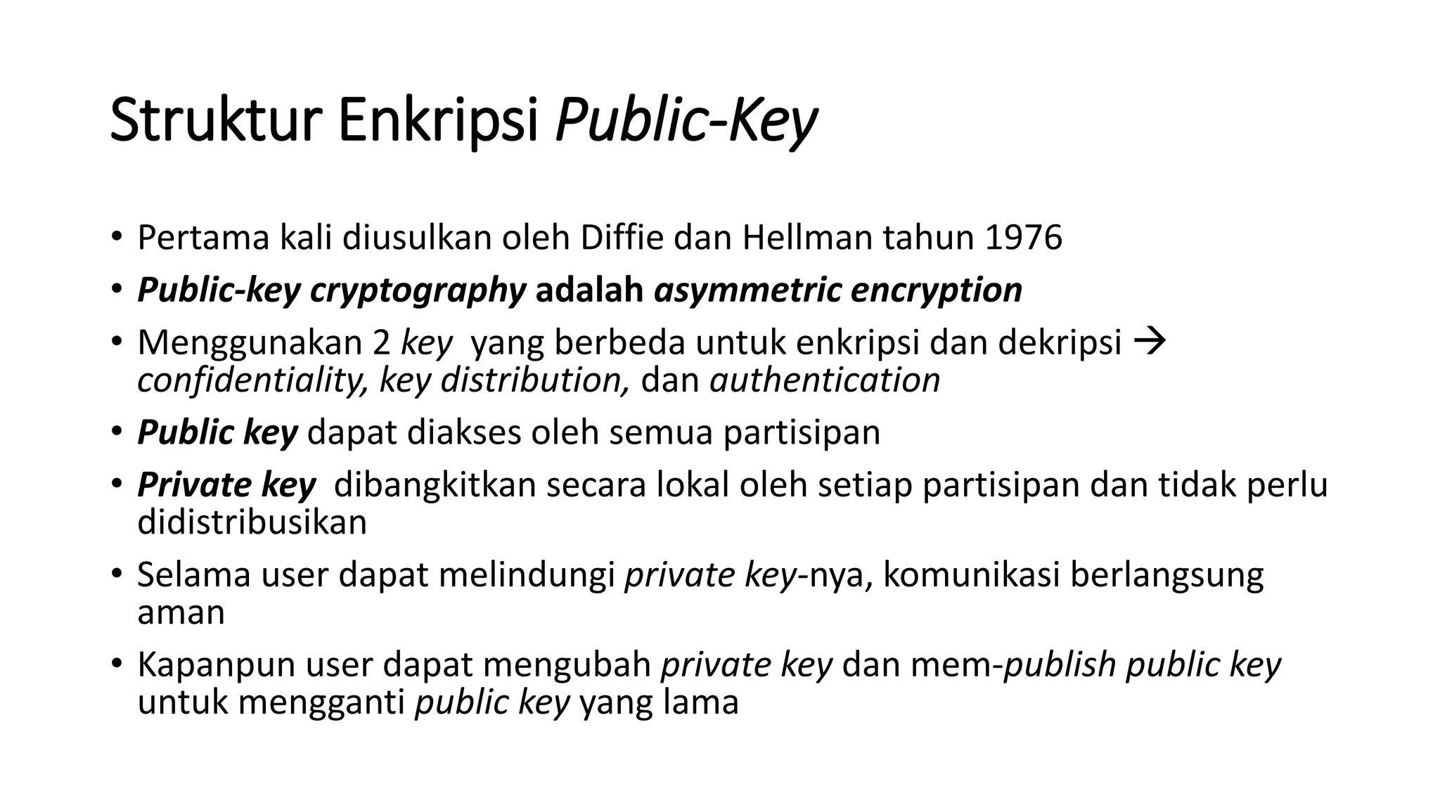 PUBLIC-KEY CRYPTOGRAPHY PRINCIPLES | PPT PUBLIC-KEY CRYPTOGRAPHY PRINCIPLES | PPT