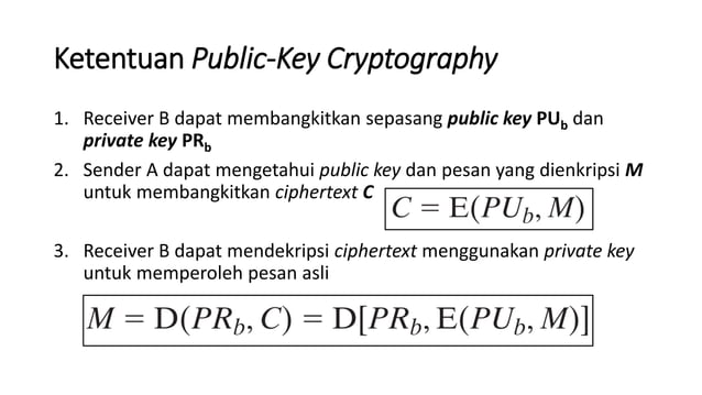 PUBLIC-KEY CRYPTOGRAPHY PRINCIPLES | PPT