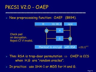 rsa.ppt | Programming Languages | Computing