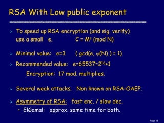 rsa.ppt | Programming Languages | Computing
