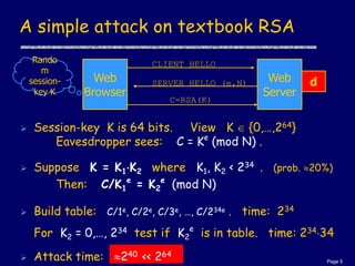 rsa.ppt | Programming Languages | Computing