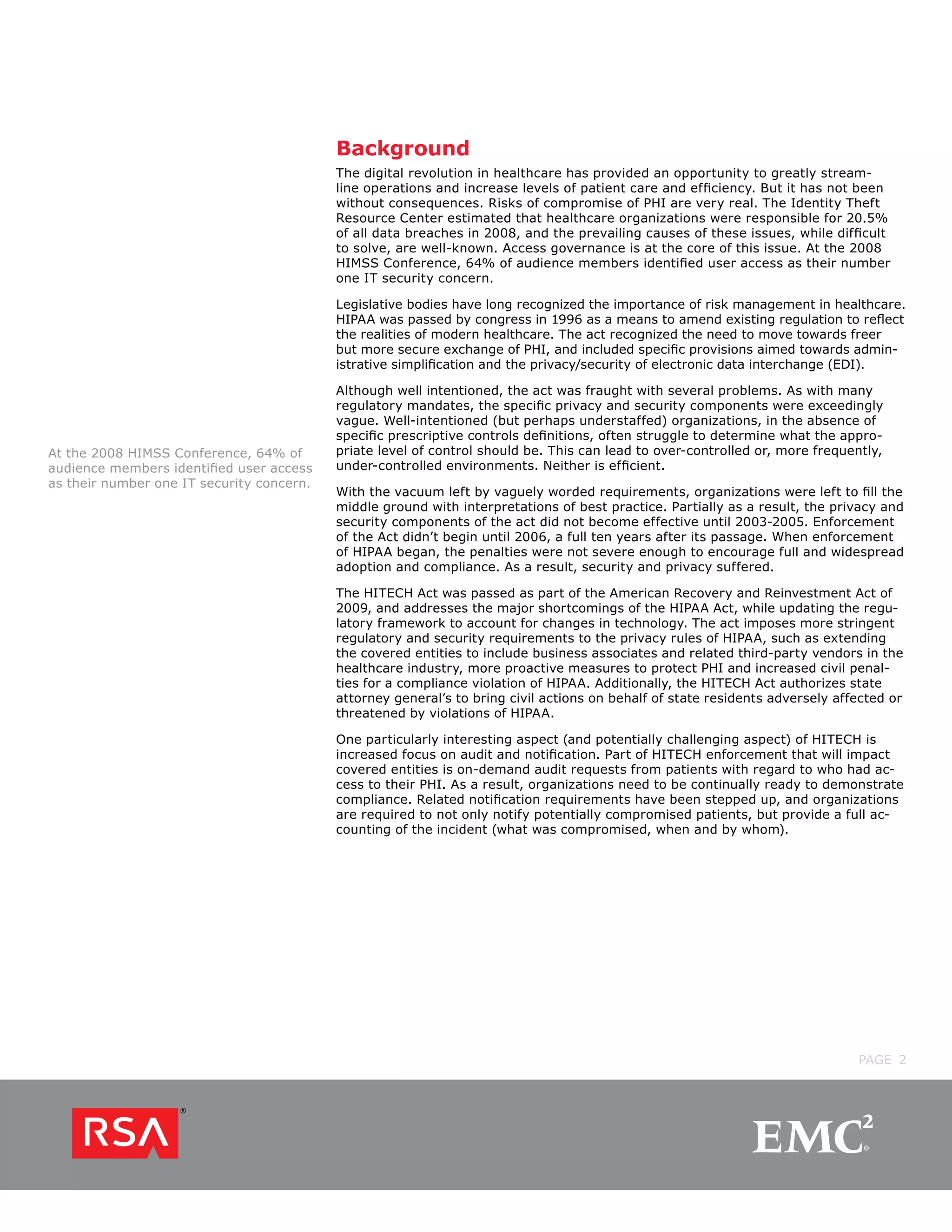 Role-Based Access Governance and HIPAA Compliance: A Pragmatic Approach | PDF