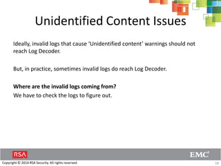 RSA NetWitness Log Decoder | PDF
