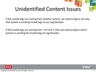 RSA NetWitness Log Decoder | PDF