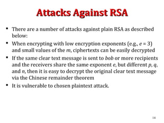 Rsa rivest shamir adleman | PPT