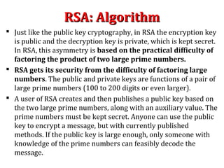 Rsa rivest shamir adleman | PPT
