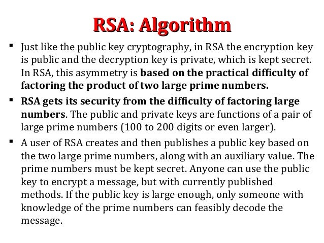 Rsa rivest shamir adleman