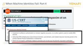 RSA 2019: Machine Identity Protection | PPTX