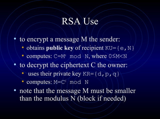 RSA Algorithm - Public Key Cryptography | PPT RSA Algorithm - Public Key Cryptography | PPT