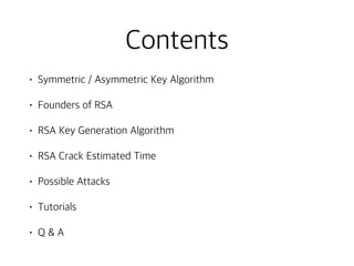RSA Algorithm | PPT