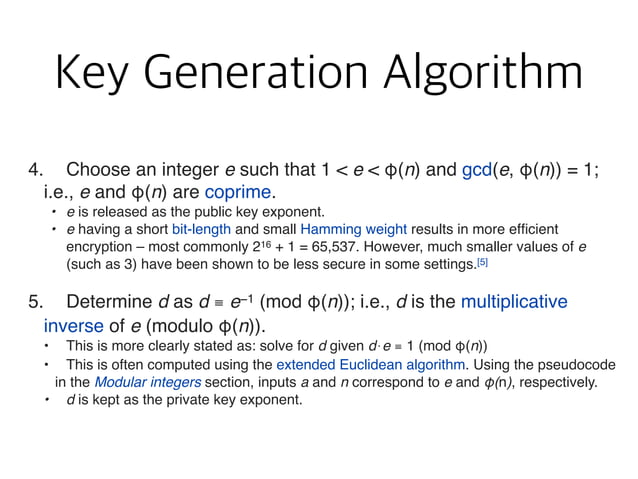 Rsa Algorithm Ppt