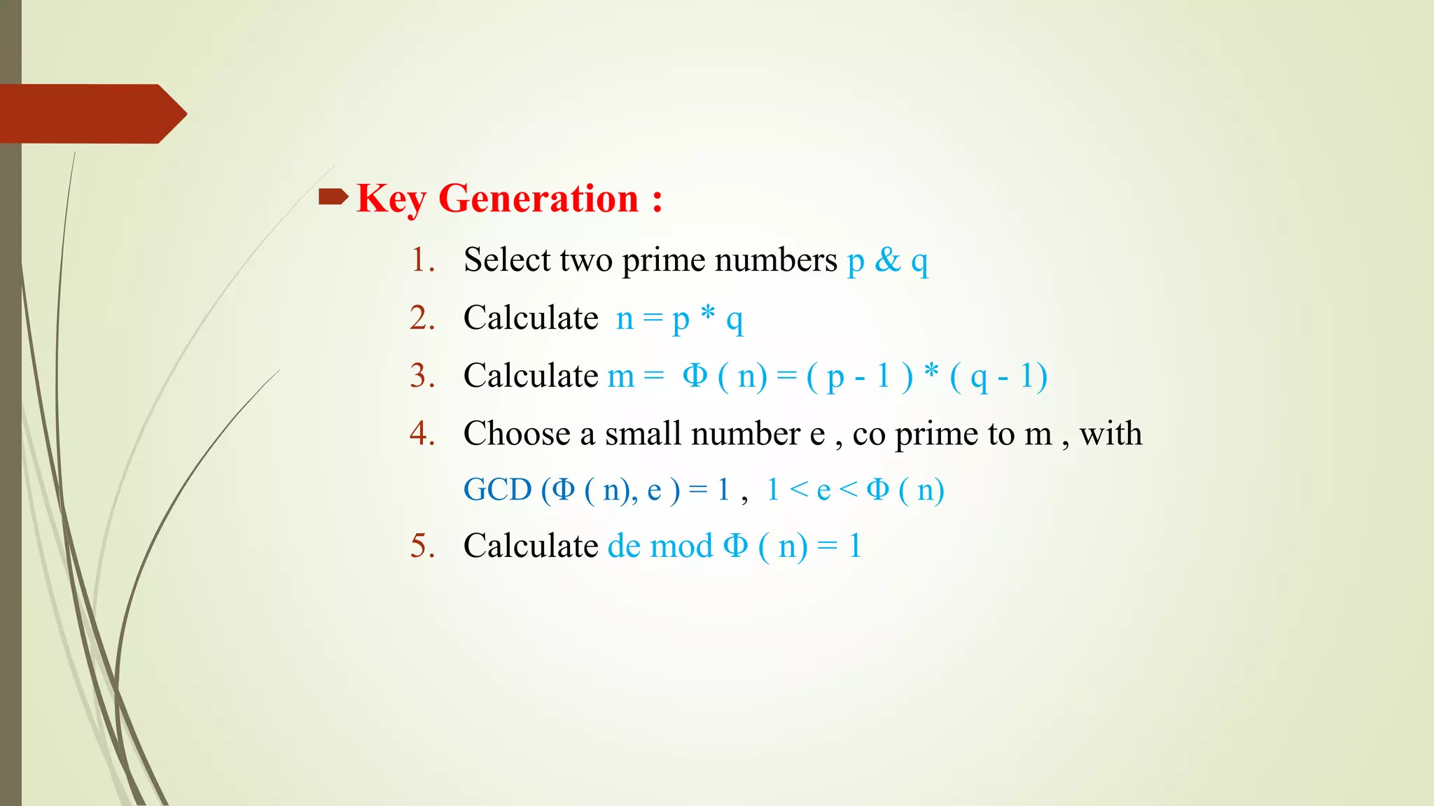 RSA Algorithm | PPTX