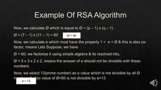 Rsa algorithm | PPT