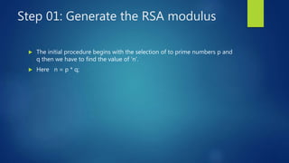 Rsa algorithm | PPT | Free Download