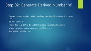 Rsa algorithm | PPT