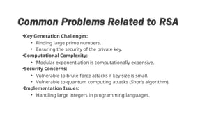 RSA Algorithm and its implementation in C++.pptx