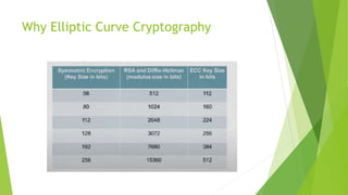 RSA and Elliptic Curve Cryptography | PPTX | Computing | Technology & Computing