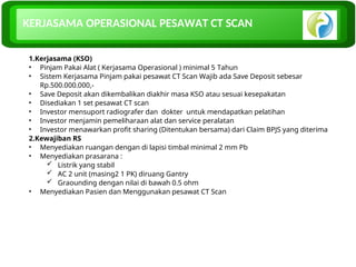 RSAA_PRESENTASI KSO CT Scan PT. MIM.ppt RSUD | PPT