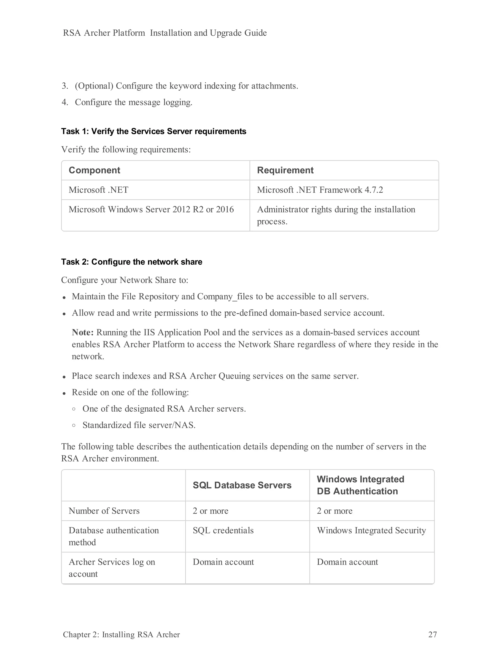 Rsa archer 6.9 platform installation and upgrade guide (3) | PDF